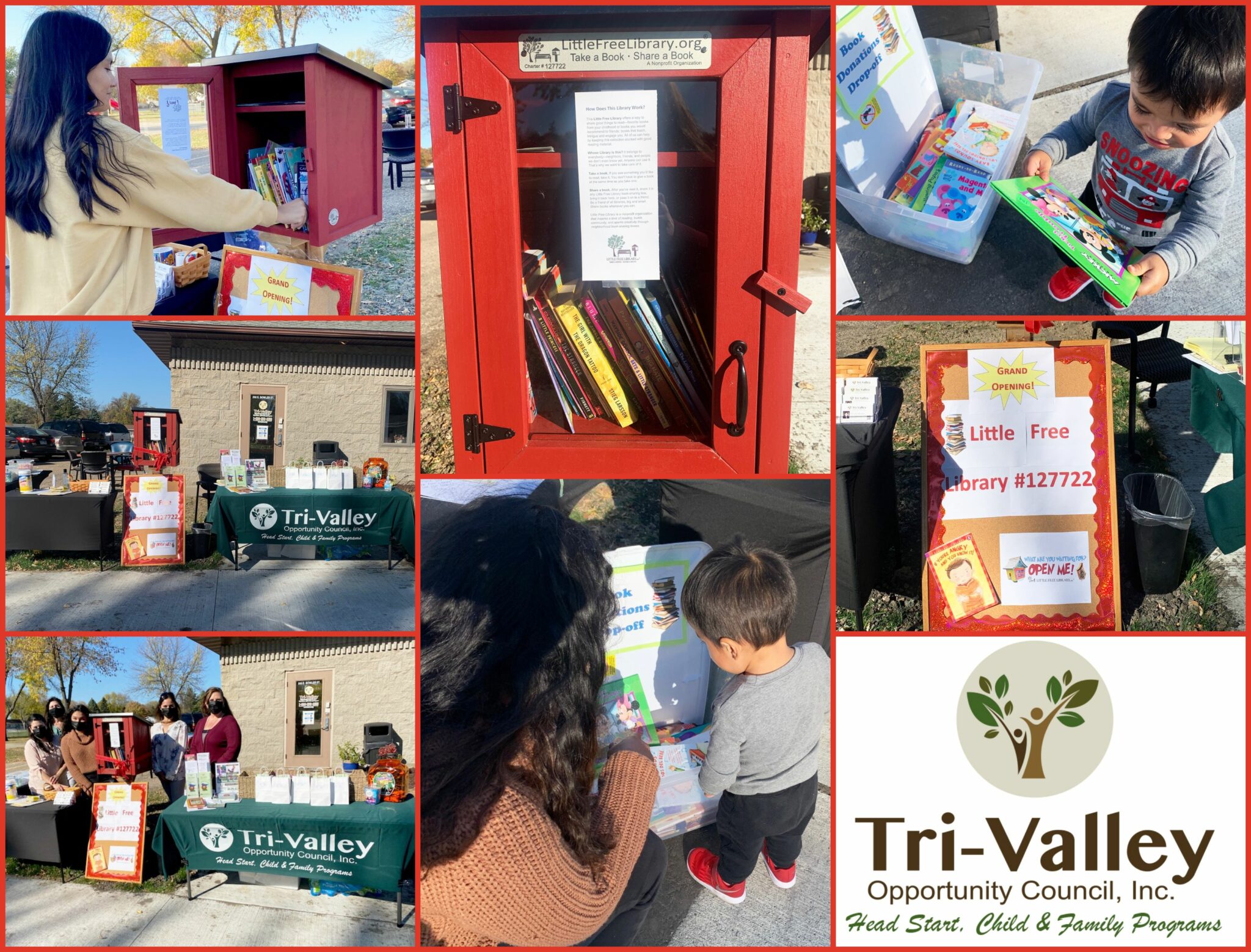 Little Free Library Grand Opening – Tri-Valley Opportunity Council, Inc.