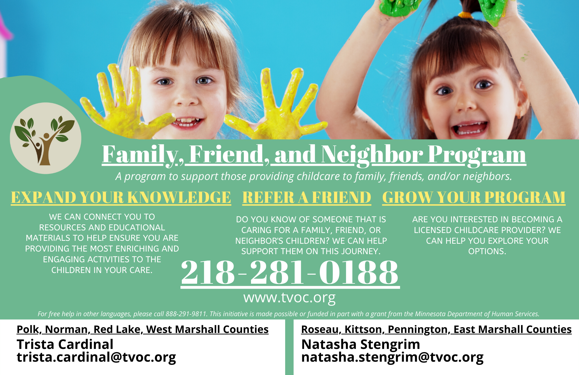 Family Friends and Neighbors (FFN) – Tri-Valley Opportunity Council, Inc.